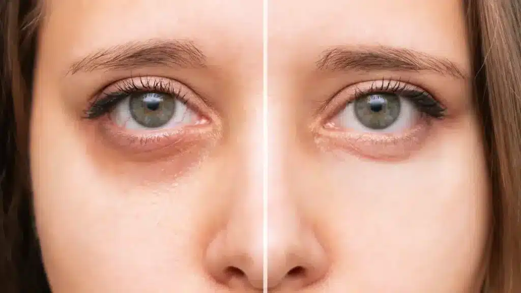 Causes and ways to fix the red under eyes