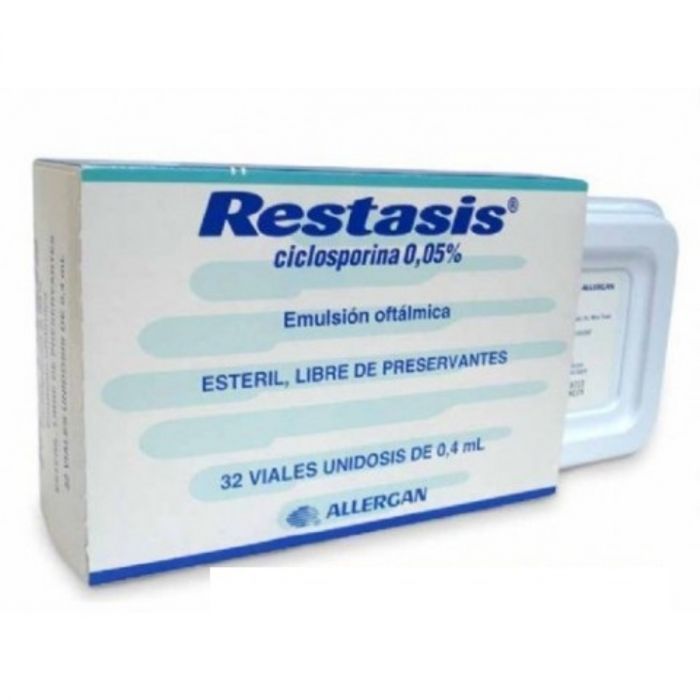 Restasis 0.05% Ophthalmic Emulsion 0.4ml with Cyclosporine